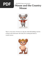 The City Mouse and The Country Mouse (Text) | PDF