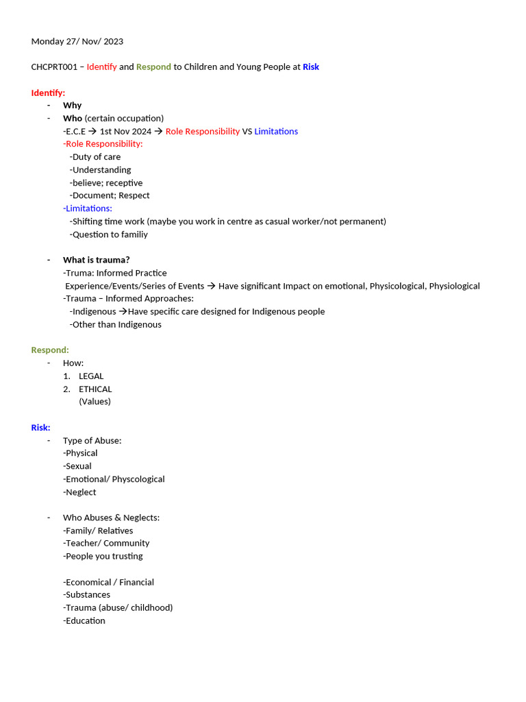 eNotes | PDF | Child Protection | Social Psychology