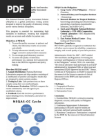 Neqas | PDF | Medical Laboratory | Health Care