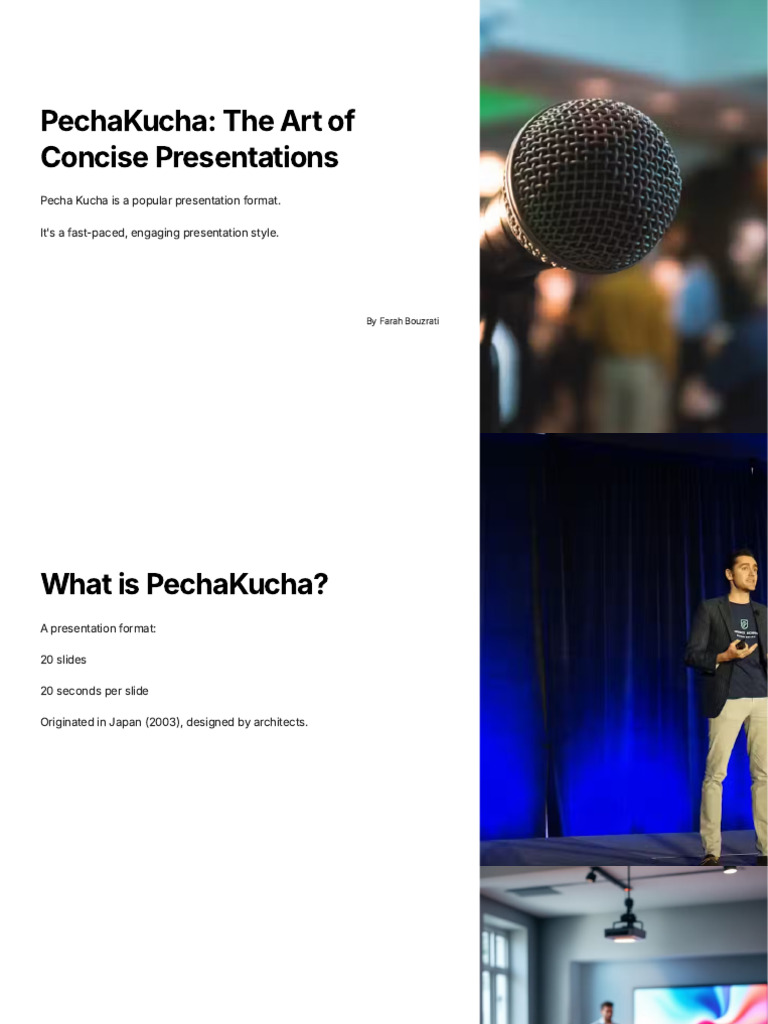 Pecha Kucha PDF | PDF | Brand | Storytelling