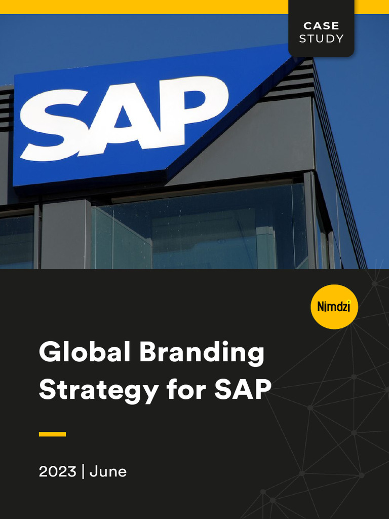 Global Branding Strategy for SAP 1 | PDF | Brand | Sales