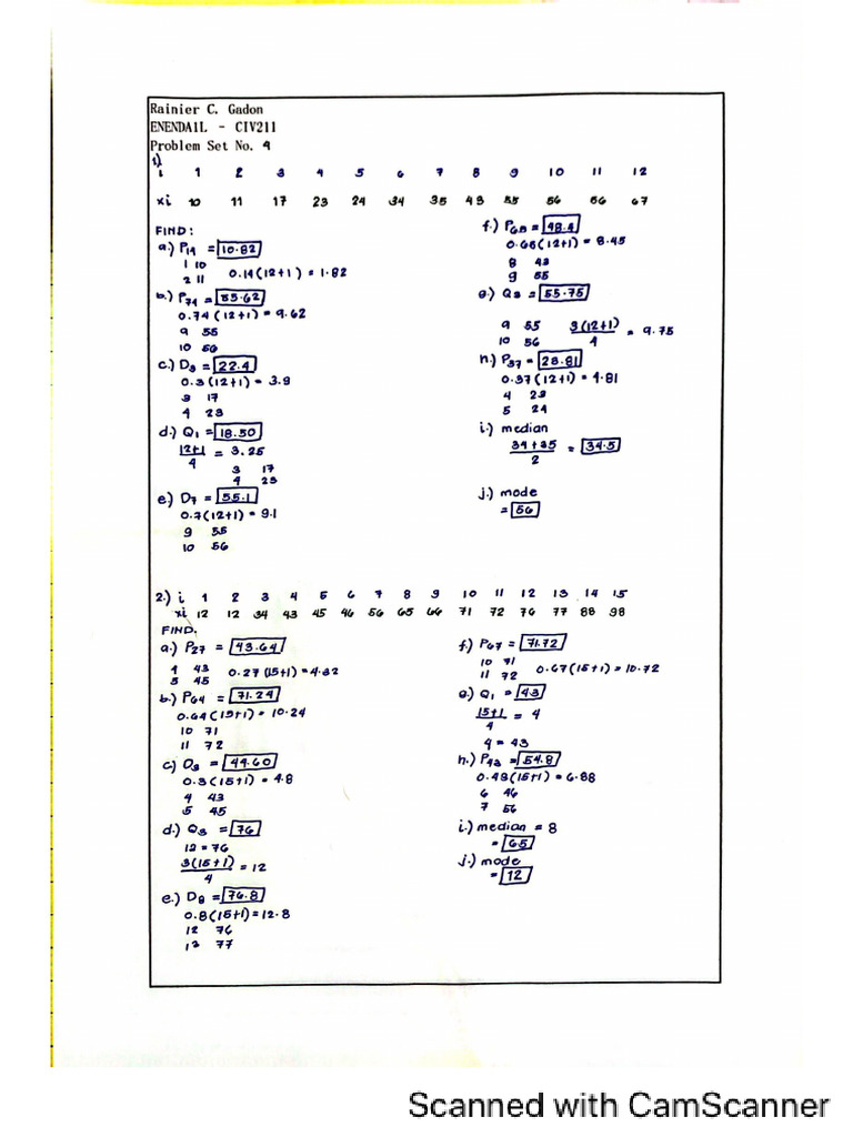 Prob Set 4_gadon | PDF