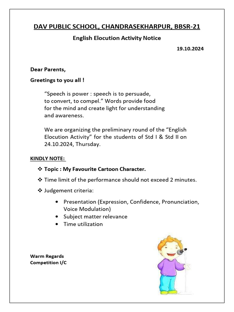 English Elocution-1 | PDF