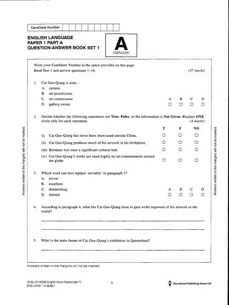 Paper 1 Set 1 A_Q 1 | PDF