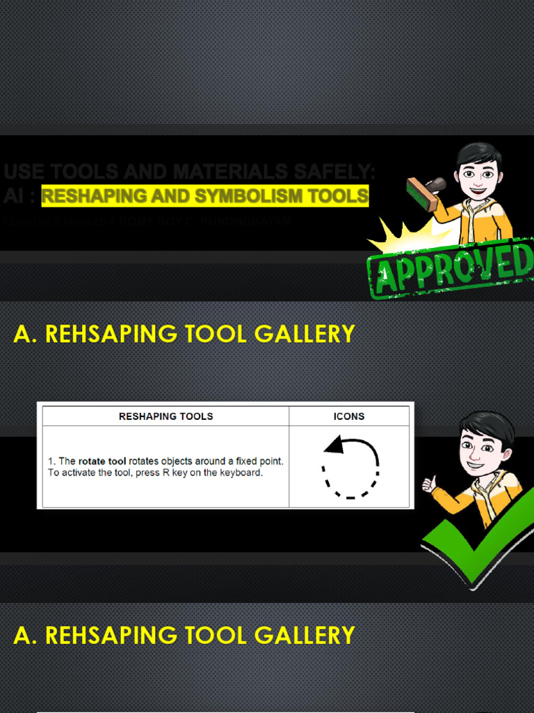 Q2W4 Reshaping and Symbolism Tools | PDF