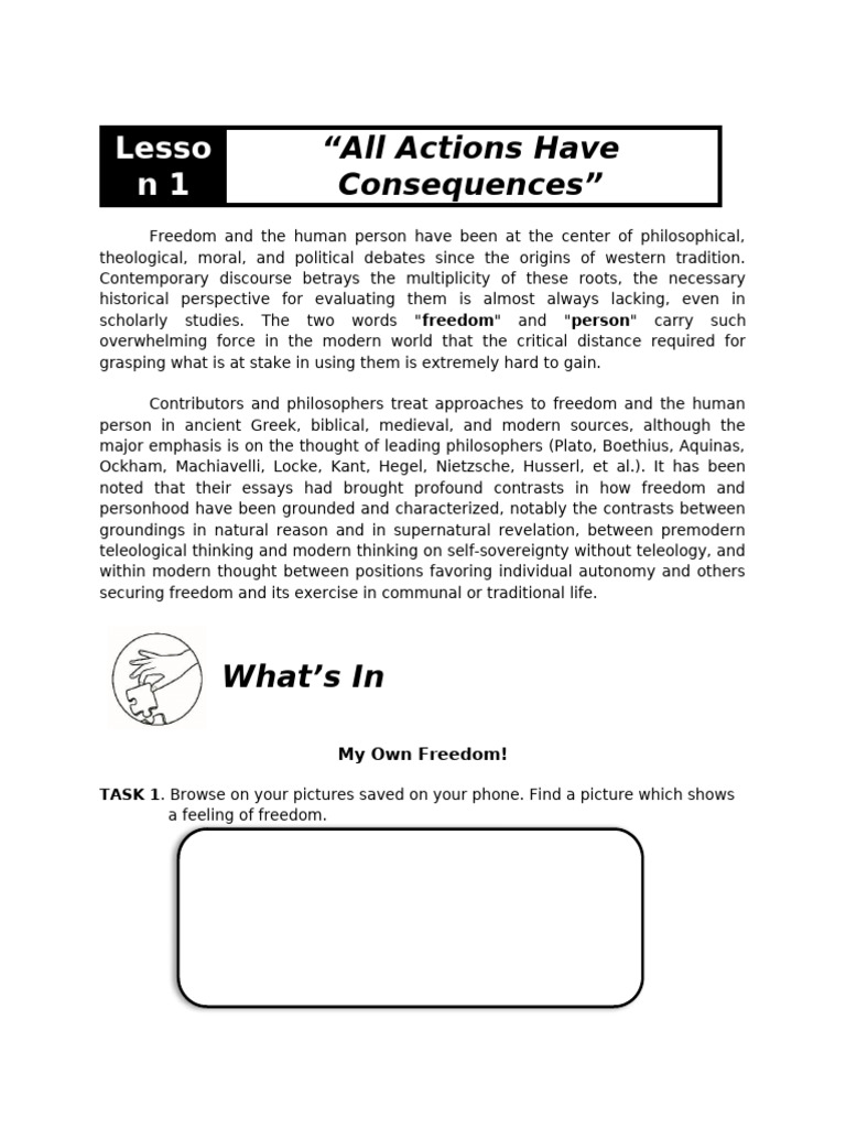 Intro To Philo Lecture 3 | PDF | Free Will | Reason