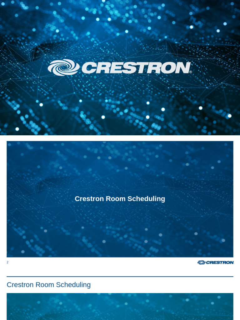 PP Crestron Room Scheduling | PDF | Mobile App | Software