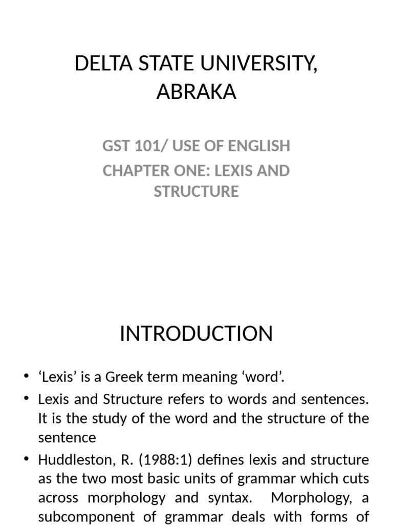 Gst 101 Chapter 1 | PDF | Clause | Verb