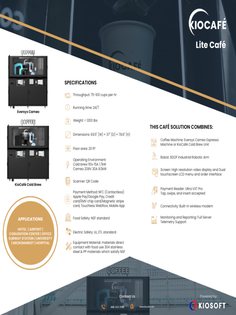 KioCafe LiteCafe Compressed | PDF