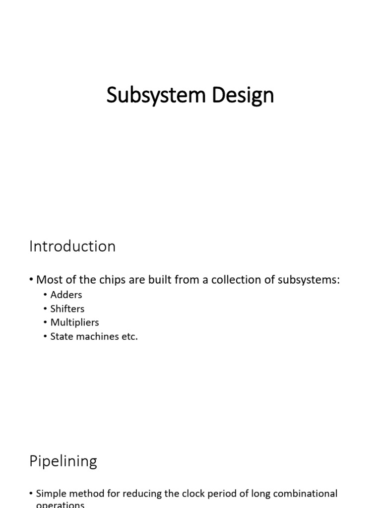 DSD Subsystem Design | PDF | Random Access Memory | Dynamic Random Access Memory