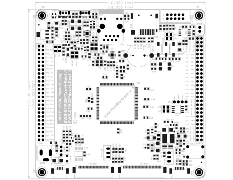 Stm32f4-7 Size Board | PDF