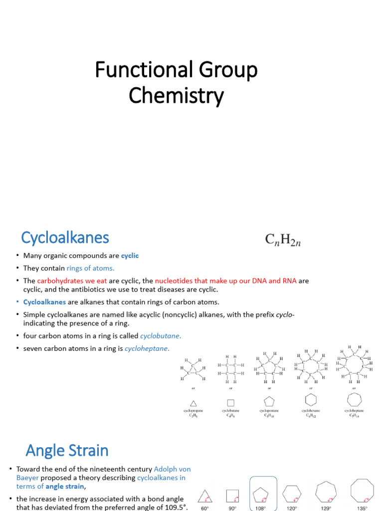 Understanding Cycloalkanes and Alkenes | PDF | Alkene | Alkane