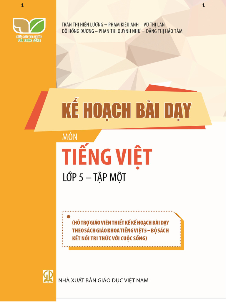 KHBD Tieng Viet 5 Tap 1 (Ruot 24-5-2024) | PDF