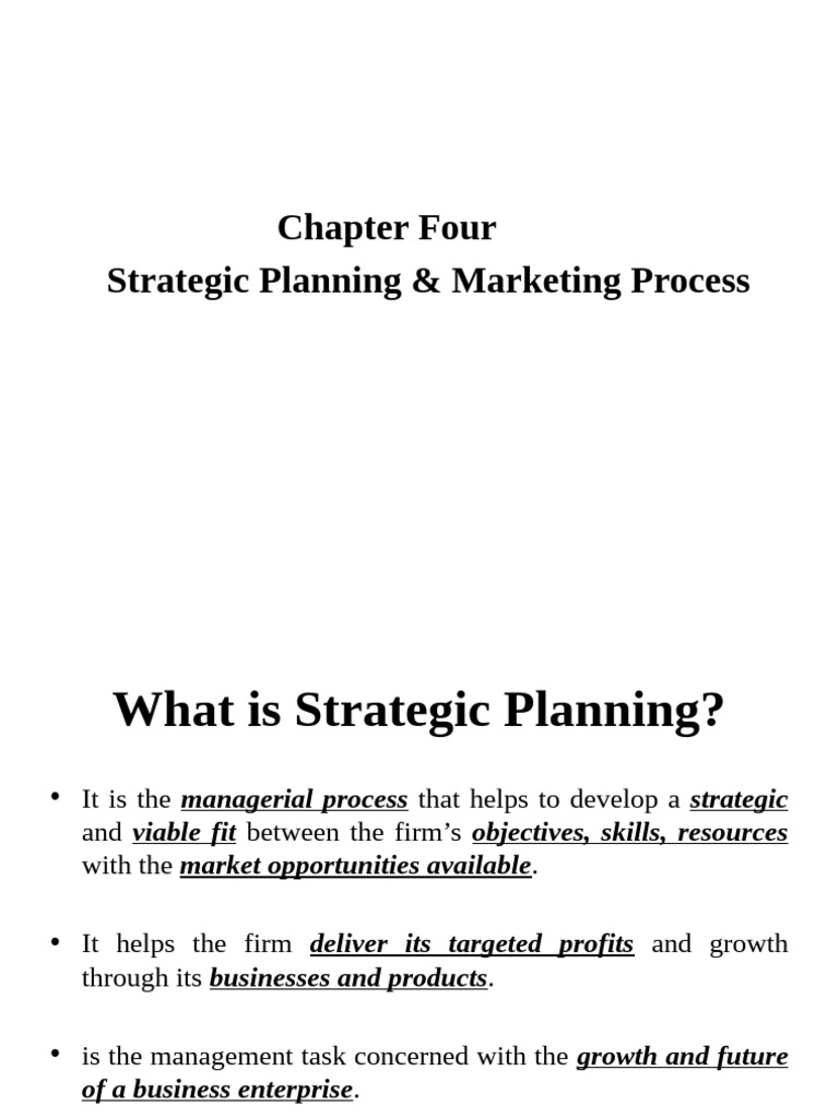 Chapter 4 - Strategy | PDF | Marketing | Strategic Management