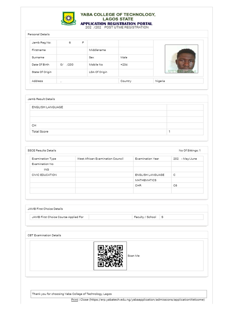 2024/2025 Post UTME Registration Details | PDF