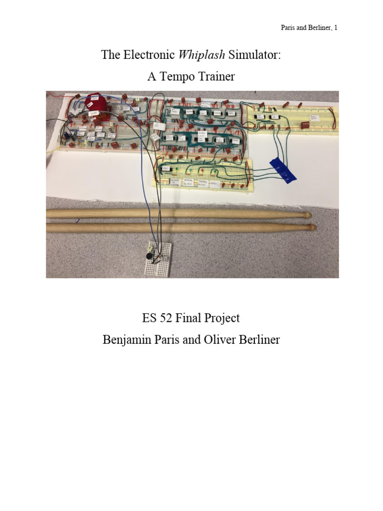 "Whiplash" Drum Rhythm Trainer Simulator Circuit | PDF | Electronic ...