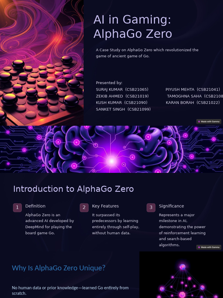 Case Study On AlphaGo Zero | PDF | Artificial Intelligence | Intelligence (AI) & Semantics