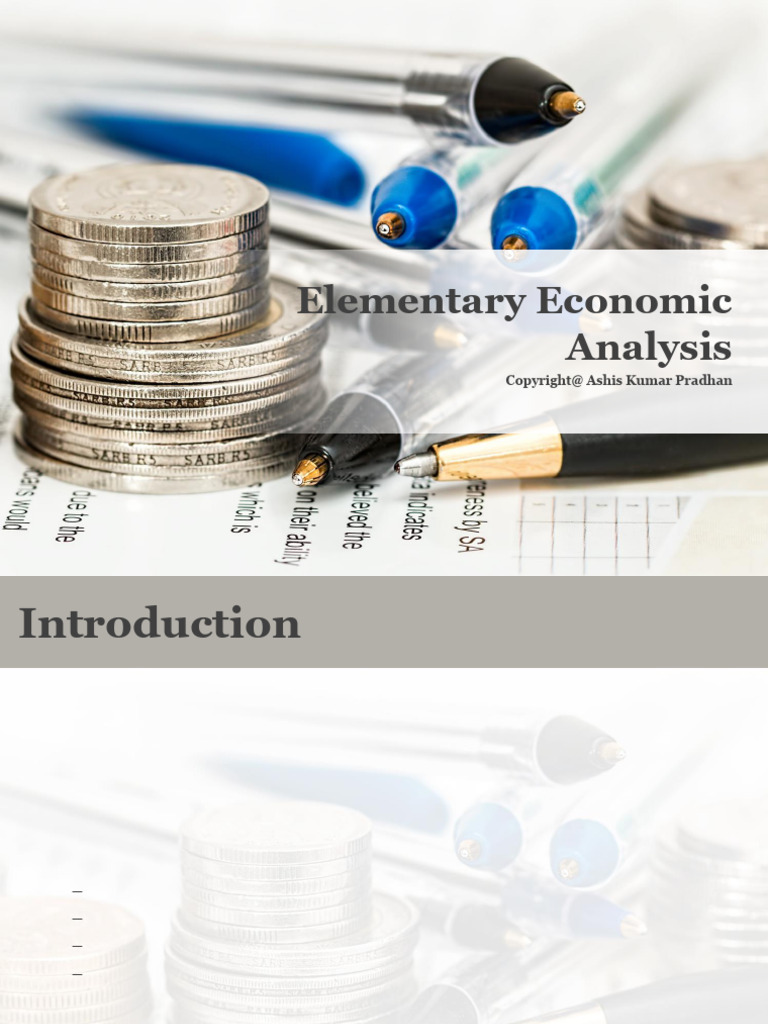 Elementary Economic Analysis | PDF | Steel | Materials
