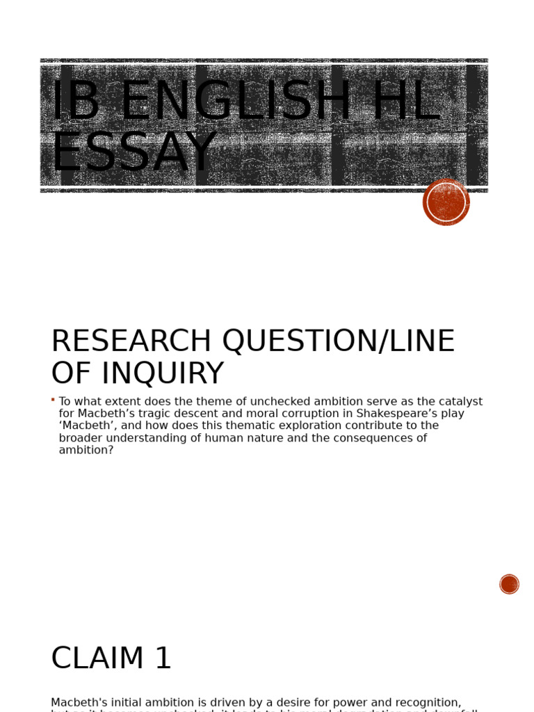 HL Essay Plan | PDF
