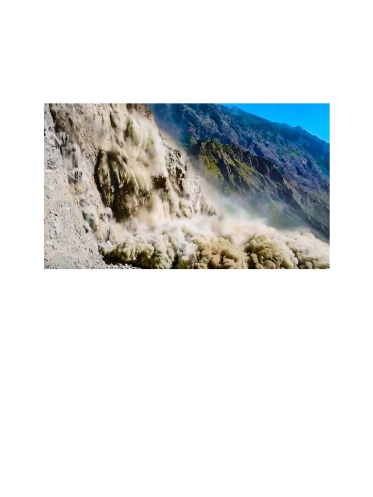 Mountains Crumbling With Figure | PDF | Oceans | Weather