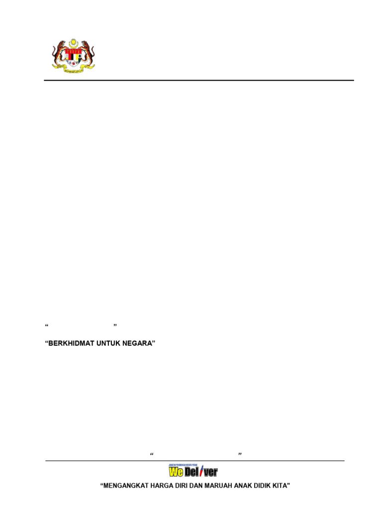 Surat Makluman Cuti Penggal 3 | PDF
