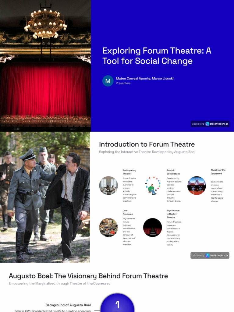 Forum Theatre Analysis | PDF