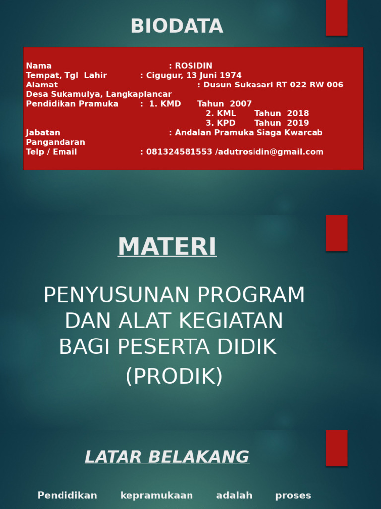 Penyusunan Program Dan Alat Kegiatan Peserta Didik | PDF