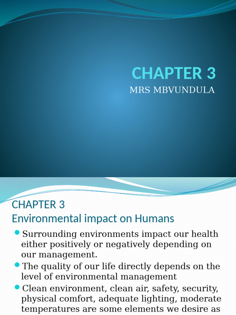 CHAPTER 3 ENV HEALTH | PDF | Stress (Biology) | Social Support