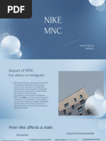 Nike PESTLE Political Factors | PDF | Policy | Nike