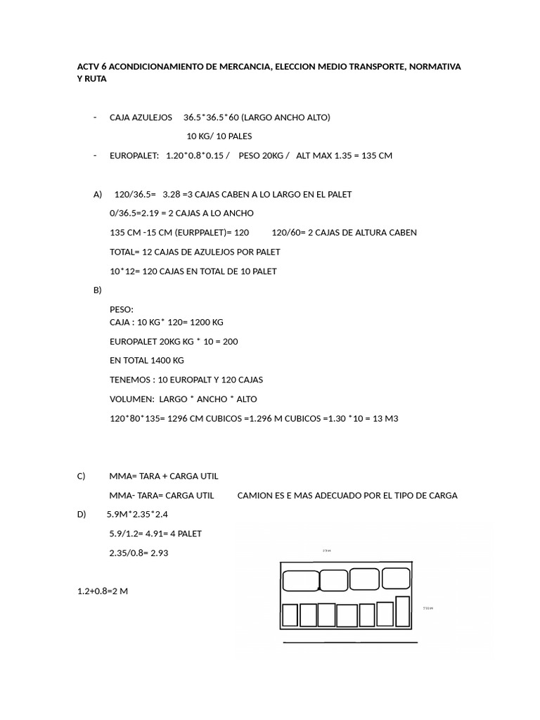 Actv 6 Acondicionamiento de Mercancia | PDF