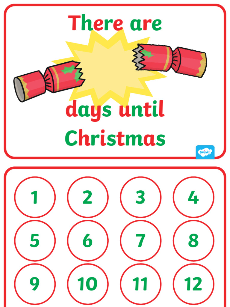 Christmas Countdown Display | PDF