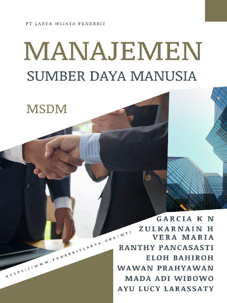 Manajemen Sumber Daya Manusia (MSDM) | PDF