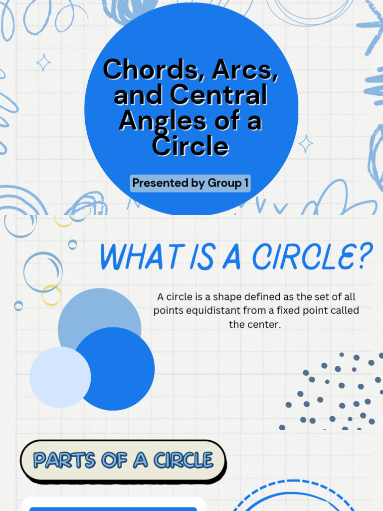 Circumference and Area of A Circle Maths Presentation in Blue Yellow ...