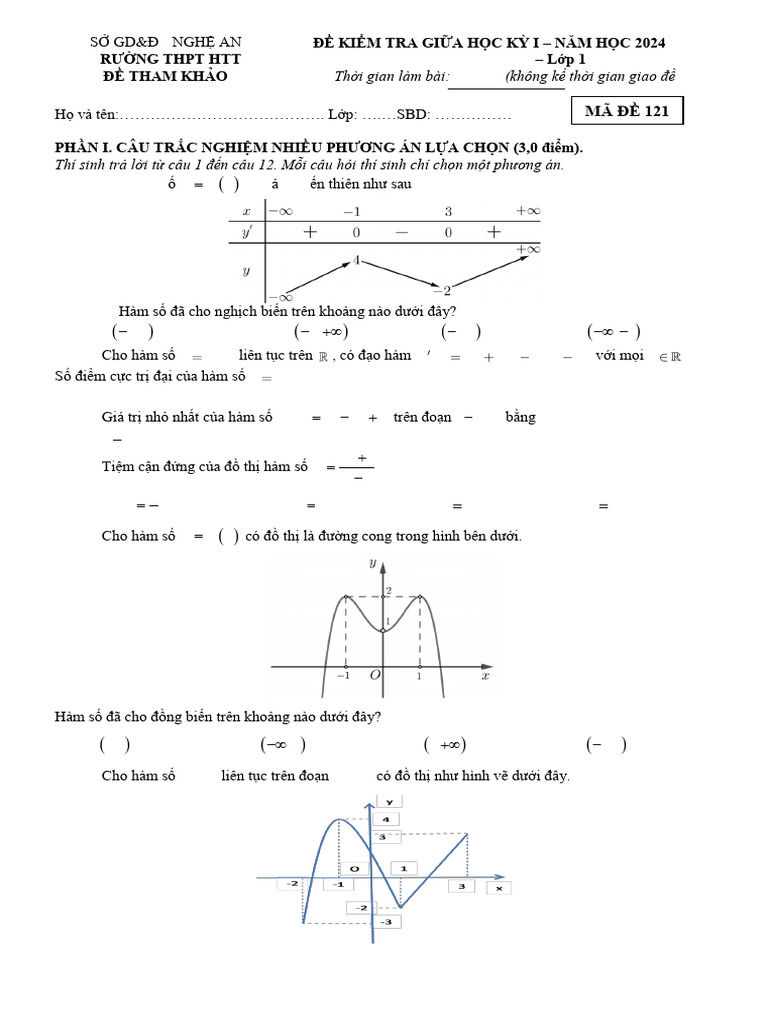 ĐỀ-GIỮA-HKI-TOÁN-12-HTT-2024-2025 | PDF