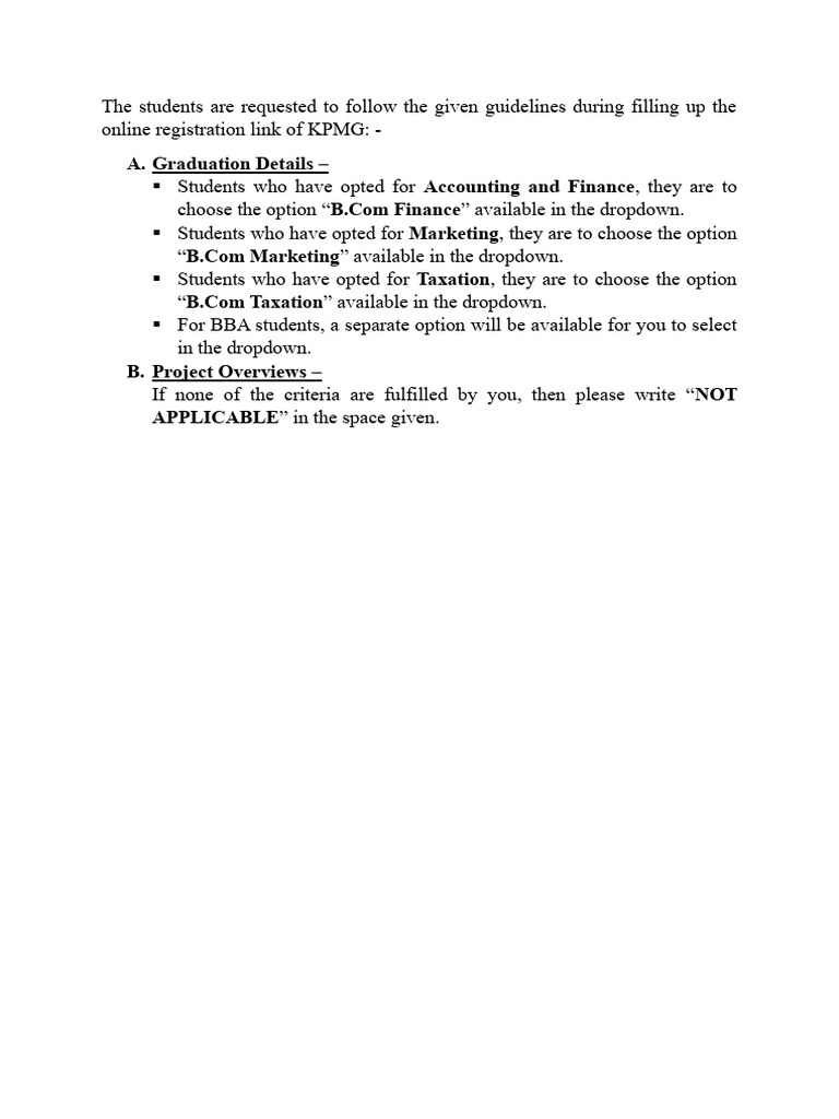 KPMG Guidelines | PDF