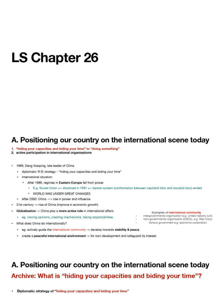 LS Chapter 26 | PDF | Asia Pacific Economic Cooperation | World Trade Organization