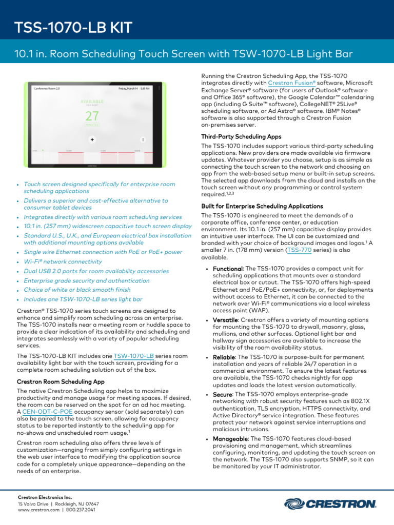 ss_TSS-1070-LB_KIT | PDF | Cloud Computing | Mobile App