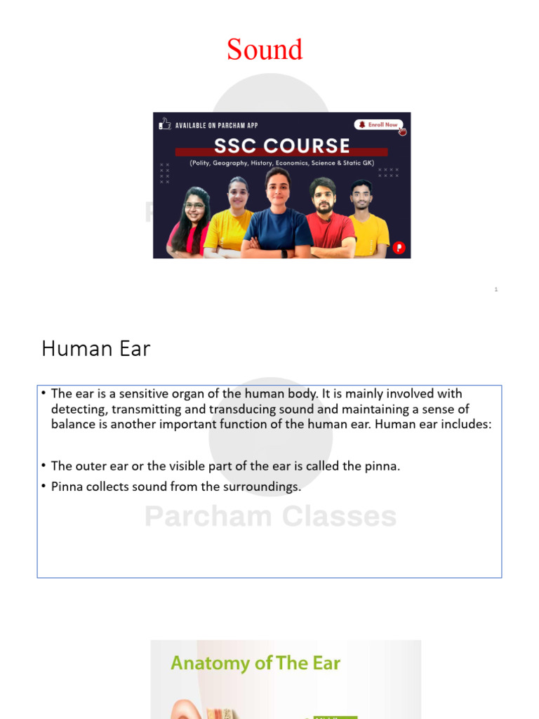 Lecture 8 - Human Ear & Sound - 6376346 - 2023 - 02 - 16 - 09 - 05 ...