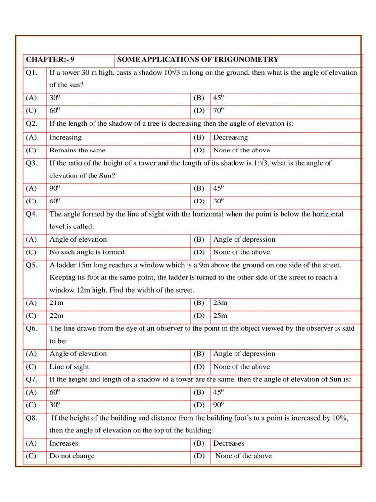 Class - xth mathematics preparation of question bank for objective type ... Class - xth mathematics preparation of question bank for objective type ...
