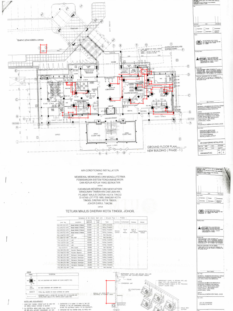 Workshop 3 Construction Drawings Air Cond Layout | PDF
