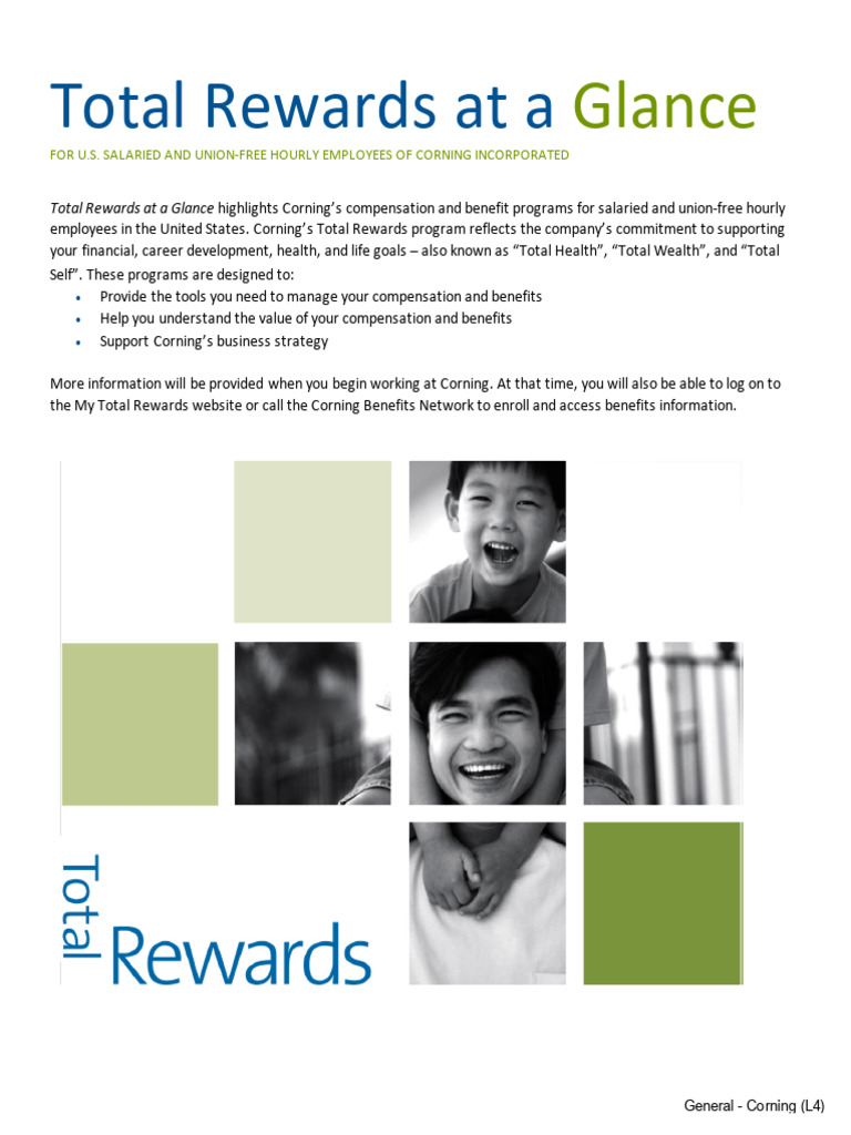 2024 TotalRewardsAtAGlance COR-SUFH-NonCA | PDF | Health Savings ...