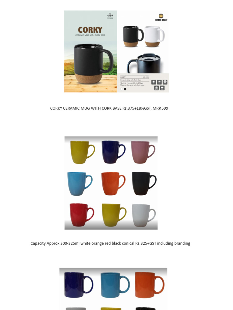 Mug Options | PDF