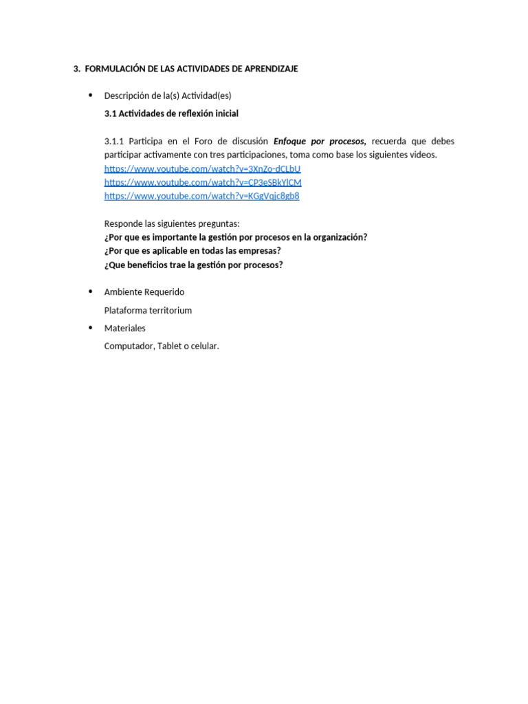 Reflexion Inicial | PDF