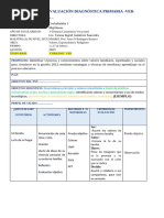 Evaluación Diagnóstica Actualizada 2025-2026 | PDF | Aprendizaje