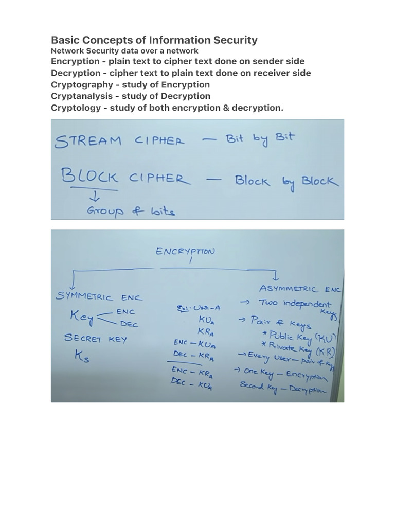 Basic Concepts of Information Security | PDF