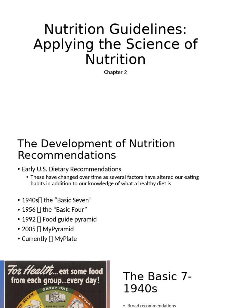 NTR 110 Chapter 2 | PDF | Nutrients | Healthy Diet