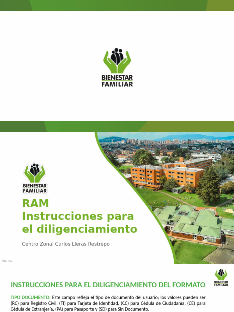 Icbf Plantilla PPT 2024 Capacitación Diligenciamiento Ram | PDF | Documento de identidad ...