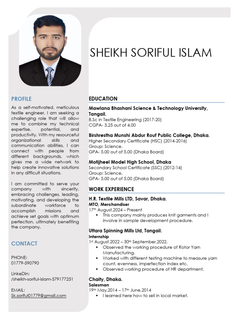 SHEIKH SORIFUL ISLAM-1 | PDF