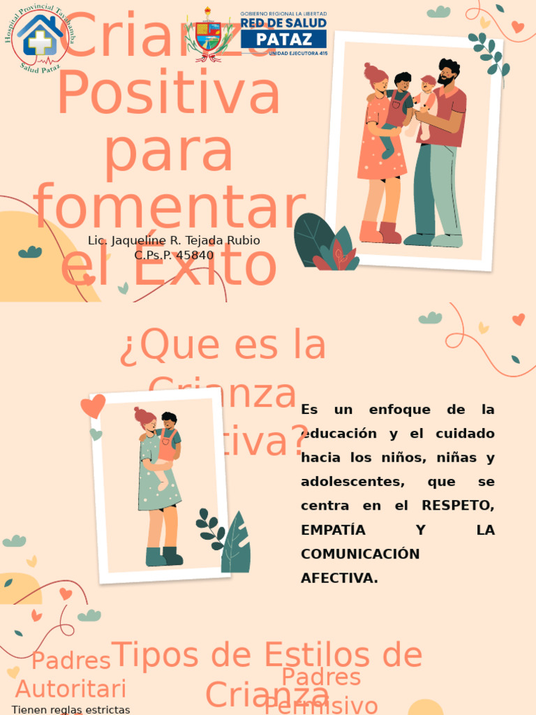 Pautas Para Ejercer Una Crianza Positiva | PDF | Paternidad/maternidad | Desarrollo humano