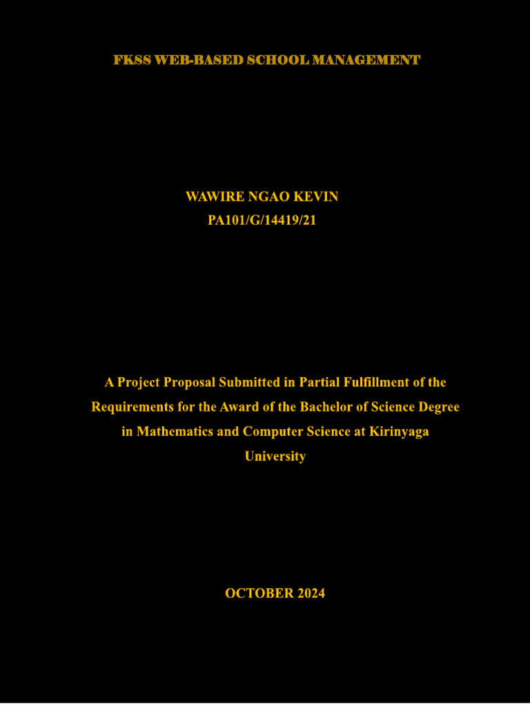 School Management System Proposal | PDF | Software Development Process | Agile Software Development